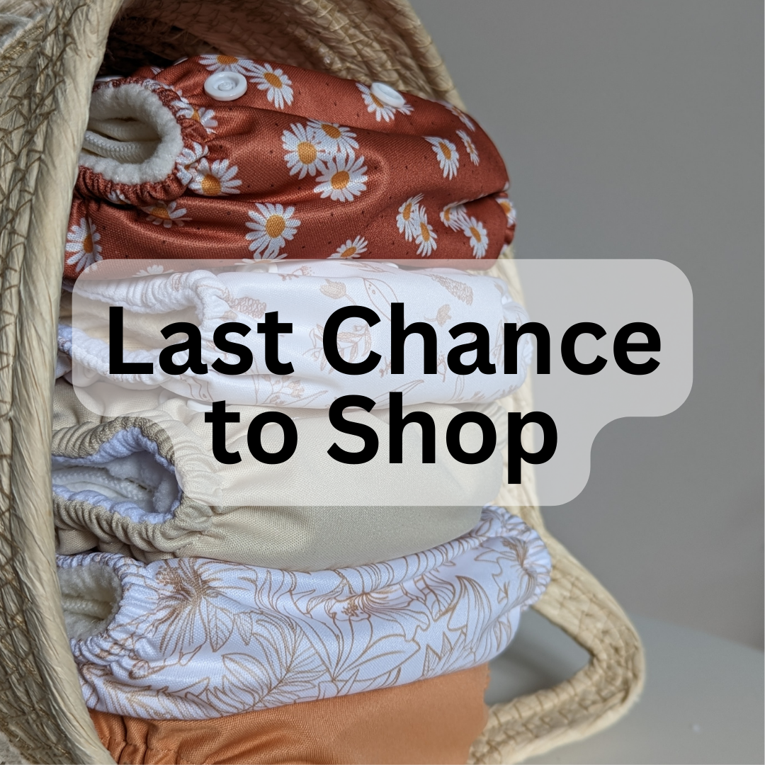 Last chance to shop | End of line cloth nappies – The Nappy Market